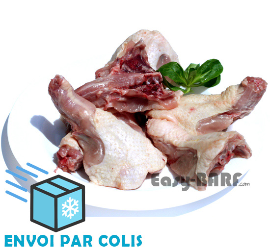 Dos avant de poulet 3kg | Easy BARF